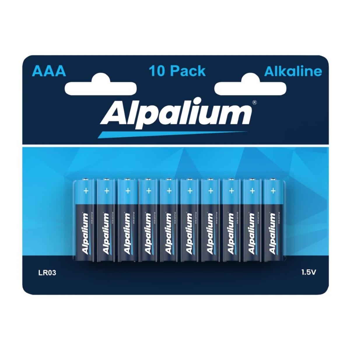 Alkaline batterij AAA -LR03 - 1,5V (10 stuks) | ALK-AAA-1.5V-BP10